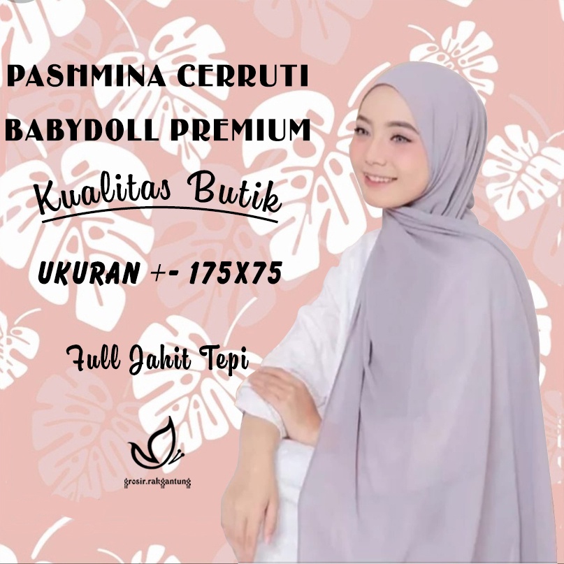 Jual ( PART 1 ) Pashmina Cerruti babydol 175x75 hijab phasmina sabyan ceruty jilbab ceruti ...