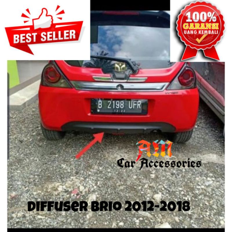 Jual (GARANSI) Diffuser Difuser Rear Bumper Bemper bodykit belakang ...