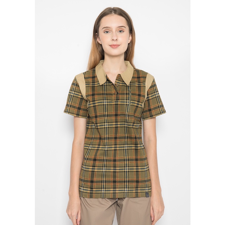 Jual LGS - Kaos Wanita - Lengan Pendek - Warna Coklat - LLTS.520.HD440A ...