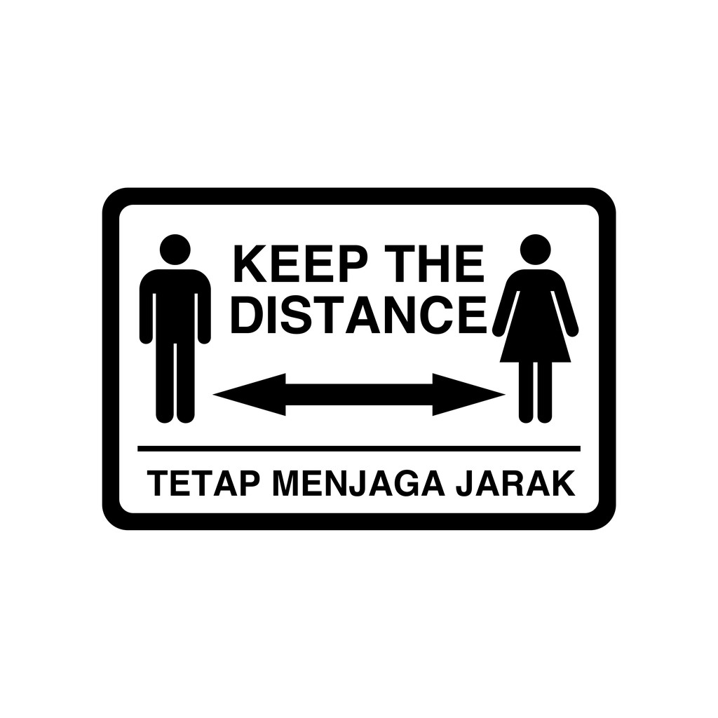 Jual RAMBU TETAP MENJAGA JARAK 20CM X 30CM PLAT ALUMUNIUM | Shopee ...