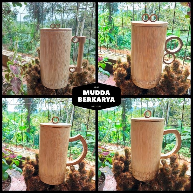 Jual Gelas MUG Bambu Jumbo Unik Super Murah | Shopee Indonesia