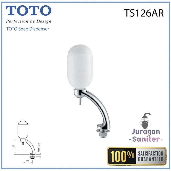 Jual TOTO Tempat Sabun Cair Wastafel TS126AR | Shopee Indonesia