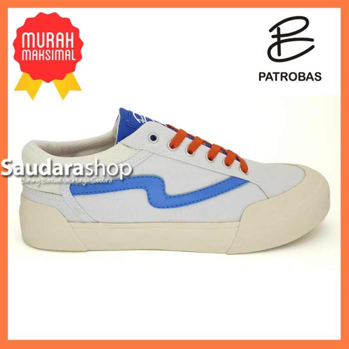 Jual Sepatu Patrobas Cloud White Blue Low / Patrobas Cloud White Blue ...