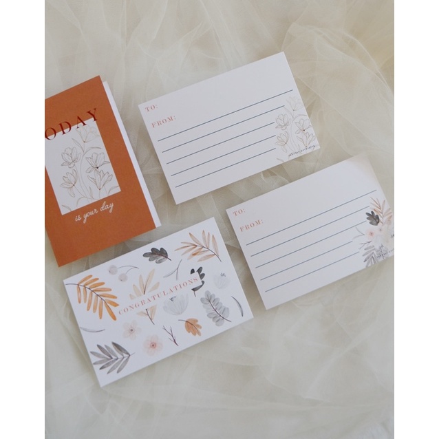 Jual Kartu Ucapan 8x12cm | Bisa Custom tulisan | Greetings Card ...