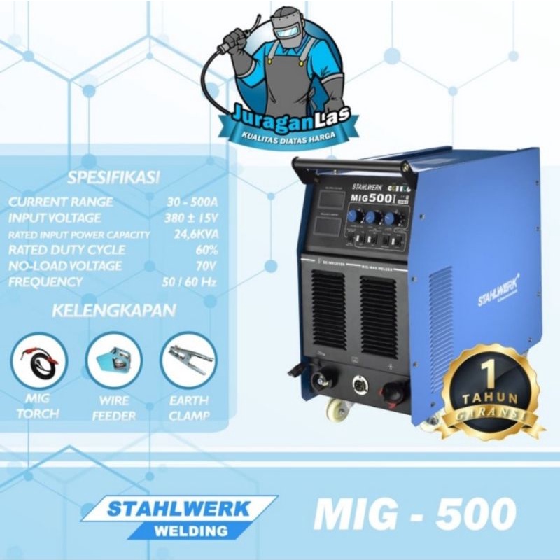 Jual Mesin Las Mig 500 Mesin Las Mig Co Co2 Stahlwerk 500A | Shopee Indonesia