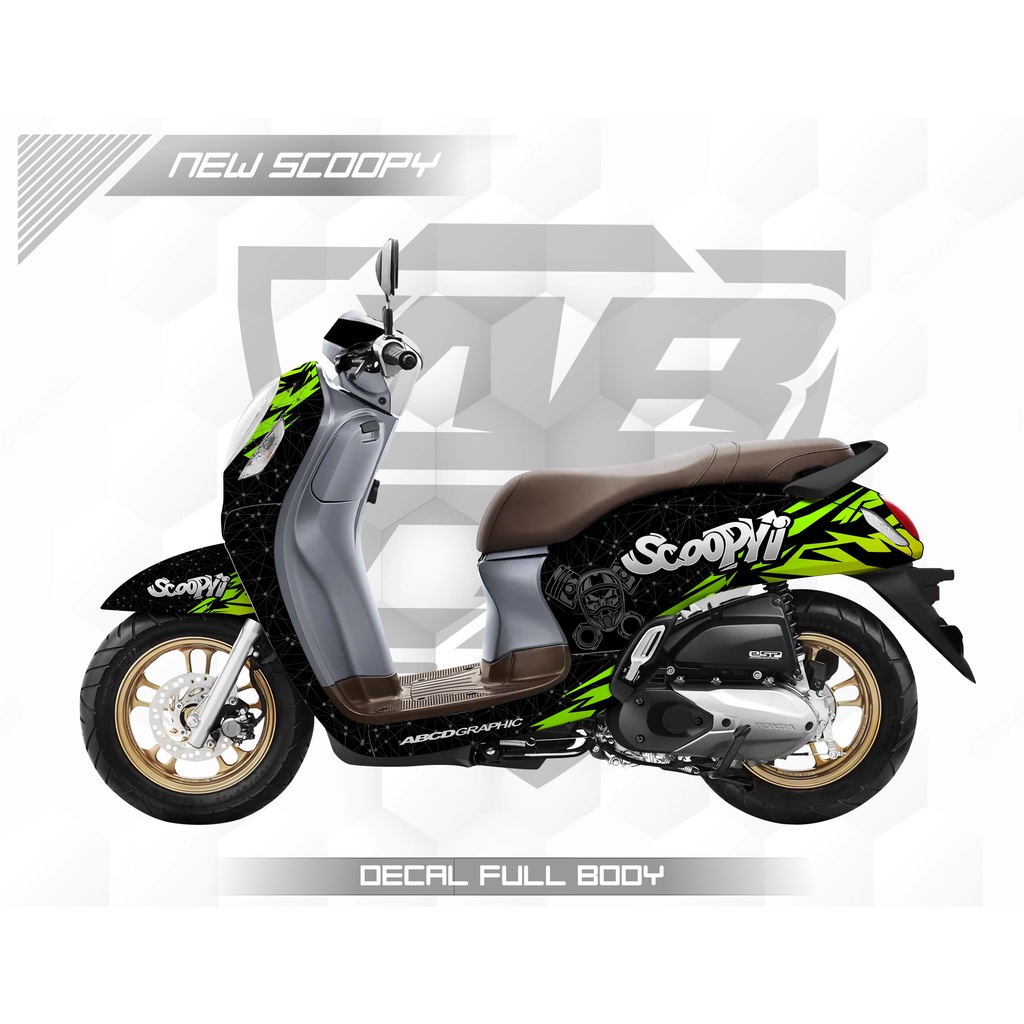 Jual Decal Sticker / stiker motor Scoopy 2021 Custom Full body, decal ...