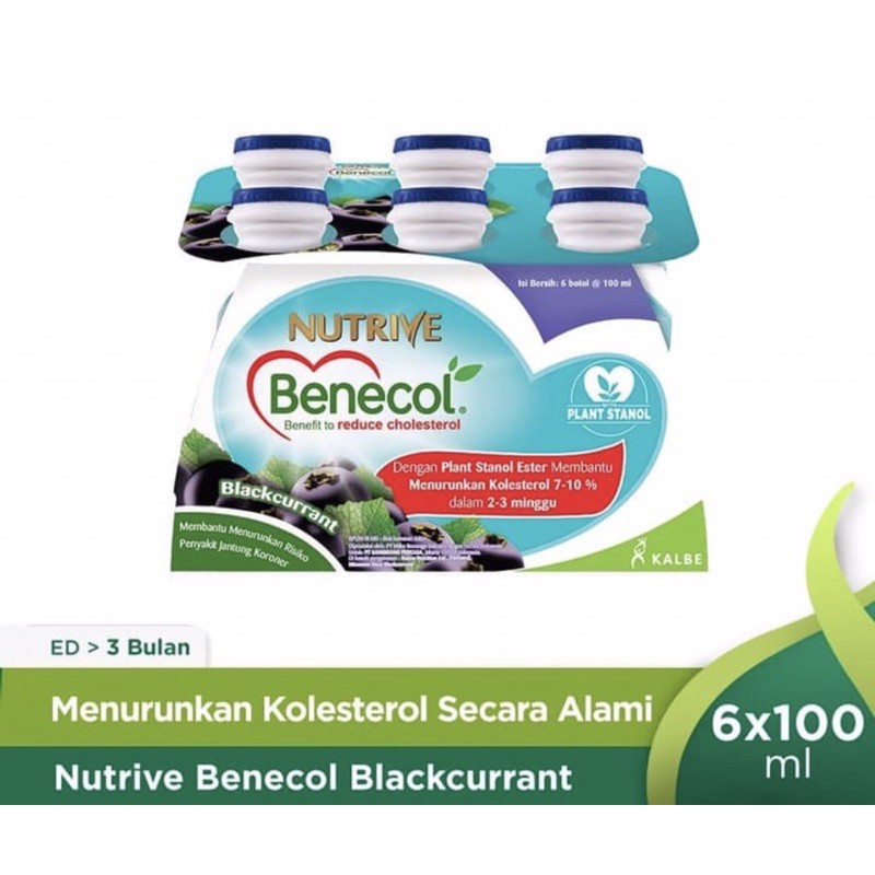 Jual Nutrive benecol 6 x 100 ml blackcurrant | lychee | orange ...