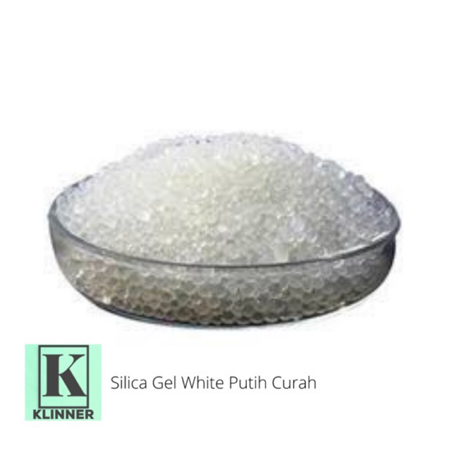 Jual Silica gel white putih curah 1 kg silika gel putih pengering bunga ...