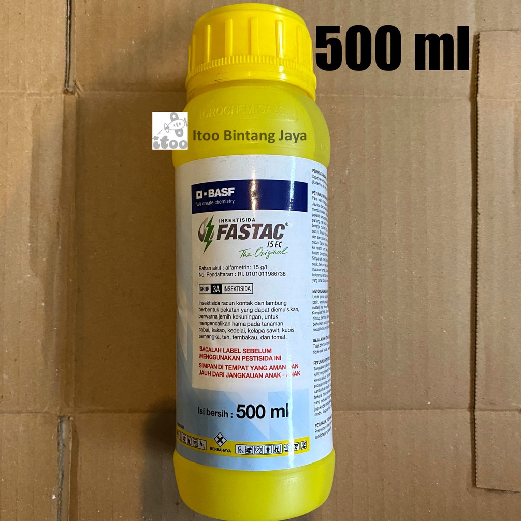 Jual Insektisida FASTAC 500 ml Bahan Aktif Alfametrin 15 g/l | Shopee ...