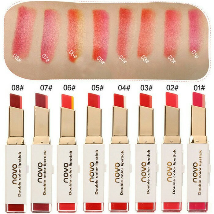 Jual NOVO LIPSTICK DUOS TONE / NOVO LIPBAR DUOS TONE LIP BAR | Shopee ...