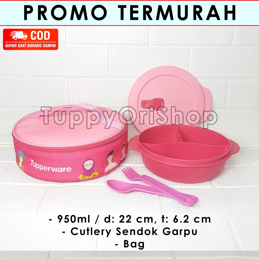 Jual Fancy Crystalwave Lunch Set Tupperware | Shopee Indonesia