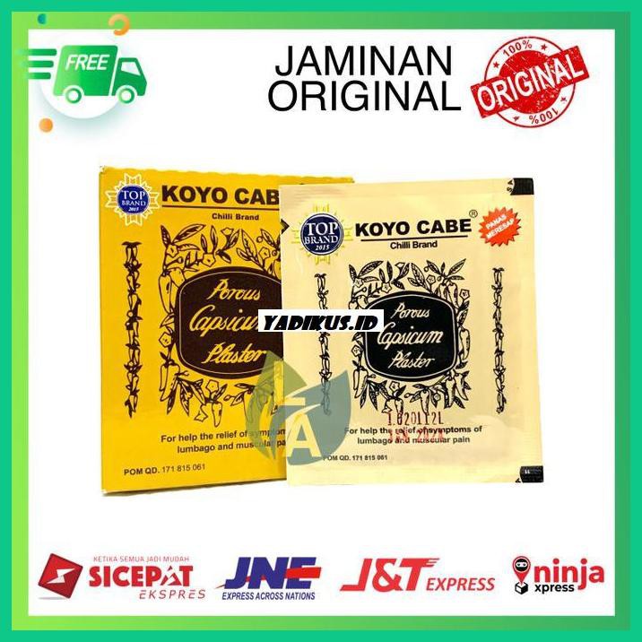 Jual semua-tentang-tulang-otot-sendi- koyo cabe sachet isi 10 lembar ...