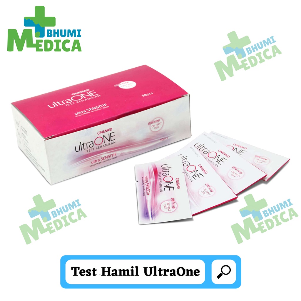 Jual UltraOne Tes Kehamilan Onemed Isi 50 Testpack Tes Pack Tespek ...