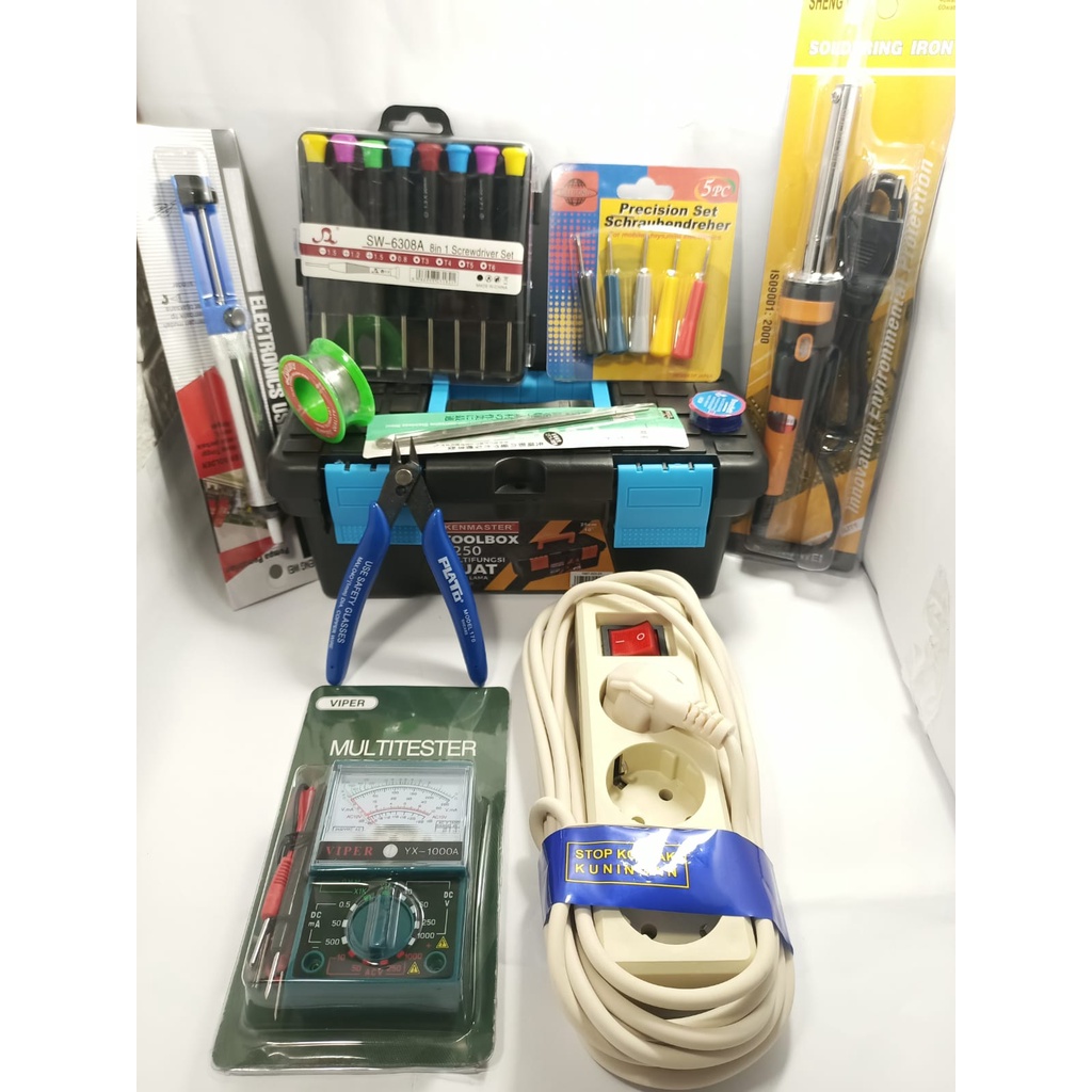 Jual Alat Patri Solder Listrik Soldering 60W Lampu Indikator / Obeng ...