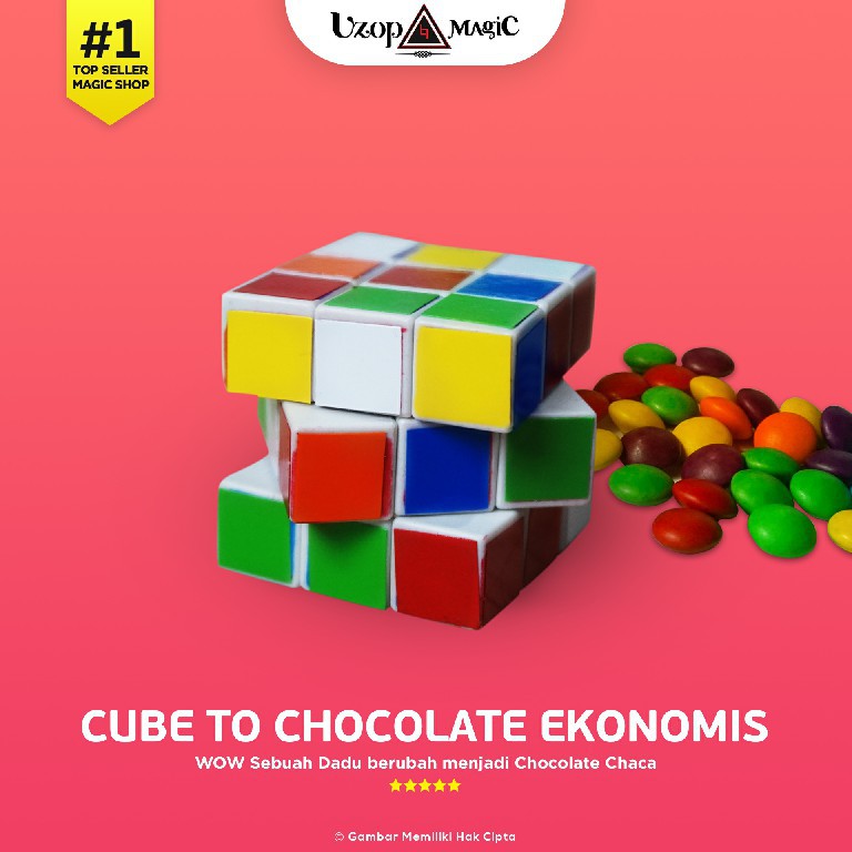 Jual Cube To Chocolate V2 - Uzop Magicshop ( Alat Sulap Rubik Berubah ...