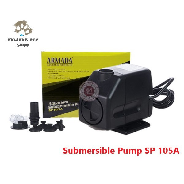 Jual Armada Water Pump SP 105 A (Pompa Celup Aquarium Aquascape/Kolam ...