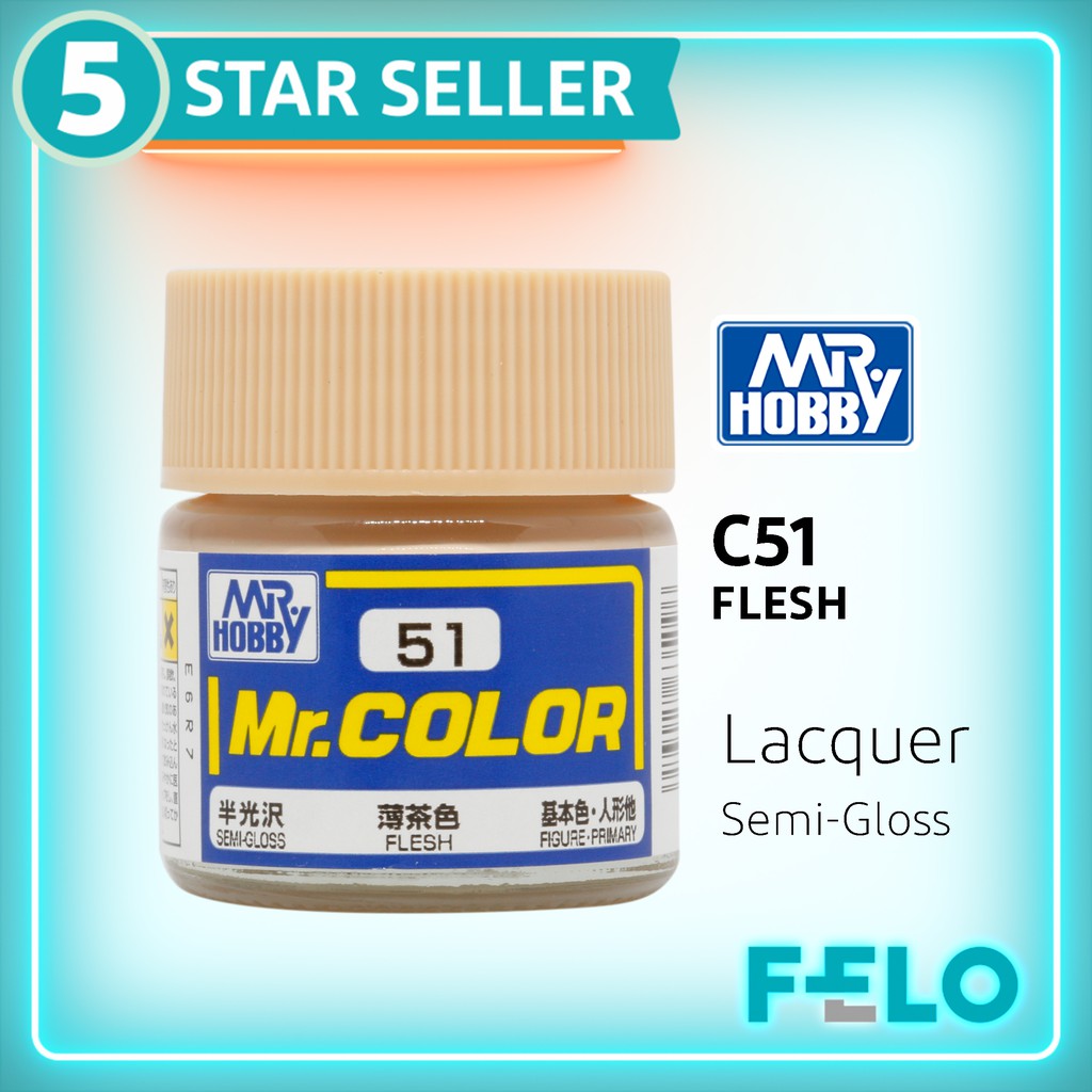 Jual CAT GUNDAM - MOKIT MR COLOR FLESH C 51 / MR HOBBY C51 | Shopee ...