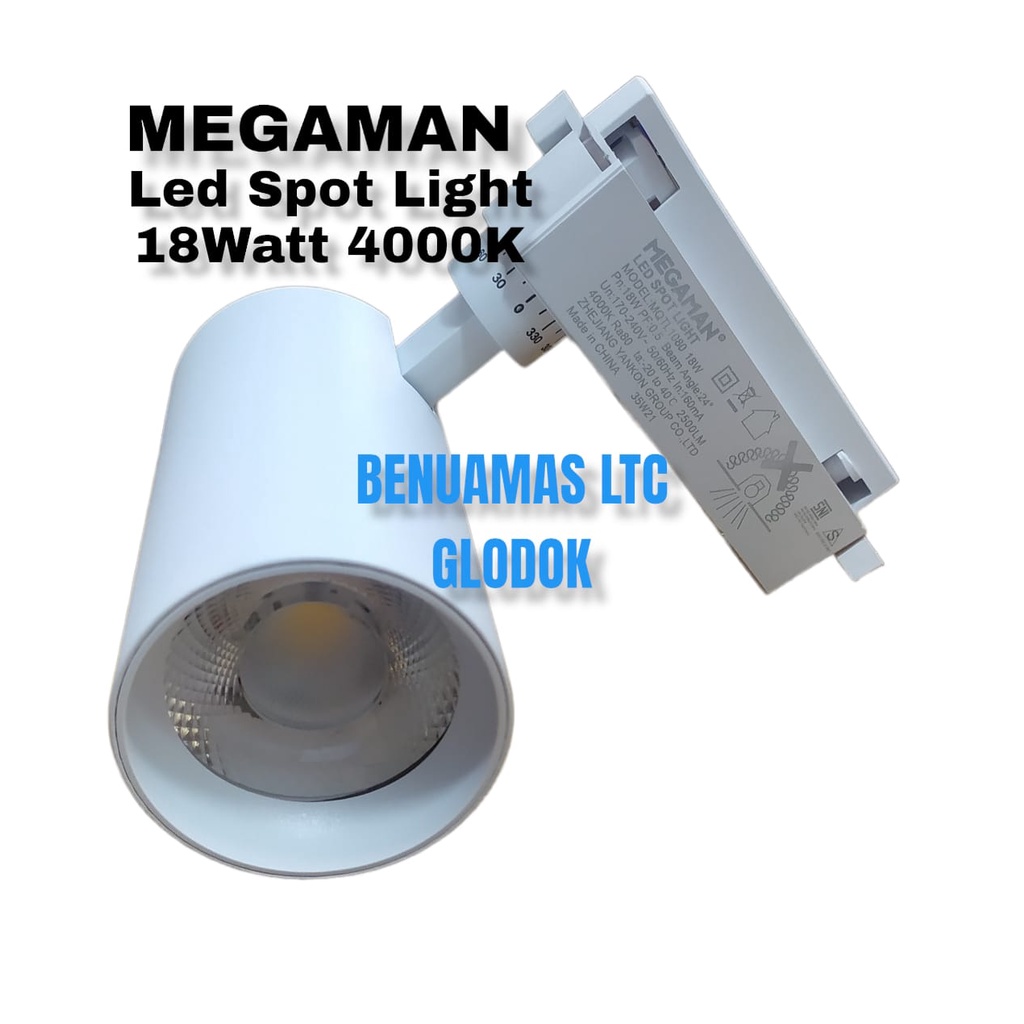 Jual Megaman Led Spot Light 18watt / Lampu sorot | Shopee Indonesia