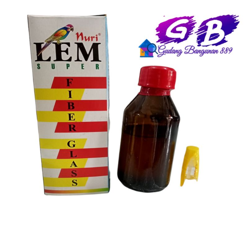 Jual LEM FIBER GLASS NURI (1 PAKET ) | Shopee Indonesia