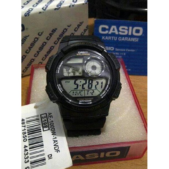 Jual Jam Tangan Casio Original Pria Ae-1000W-1Av Bergaransi Resmi #Pria | Shopee Indonesia