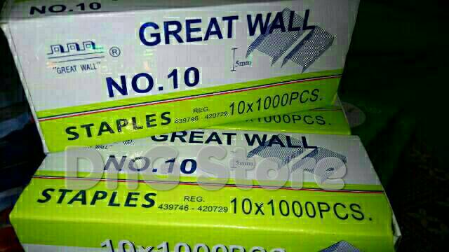 Jual Harga per 10 dan 20 pack Isi staples merk deli super tajam Grosir ...