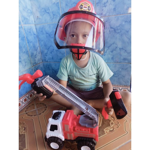 Jual MAINAN ANAK MOBIL PEMADAM KEBAKARAN PMK FIRE RESCUE TANGGA BISA ...