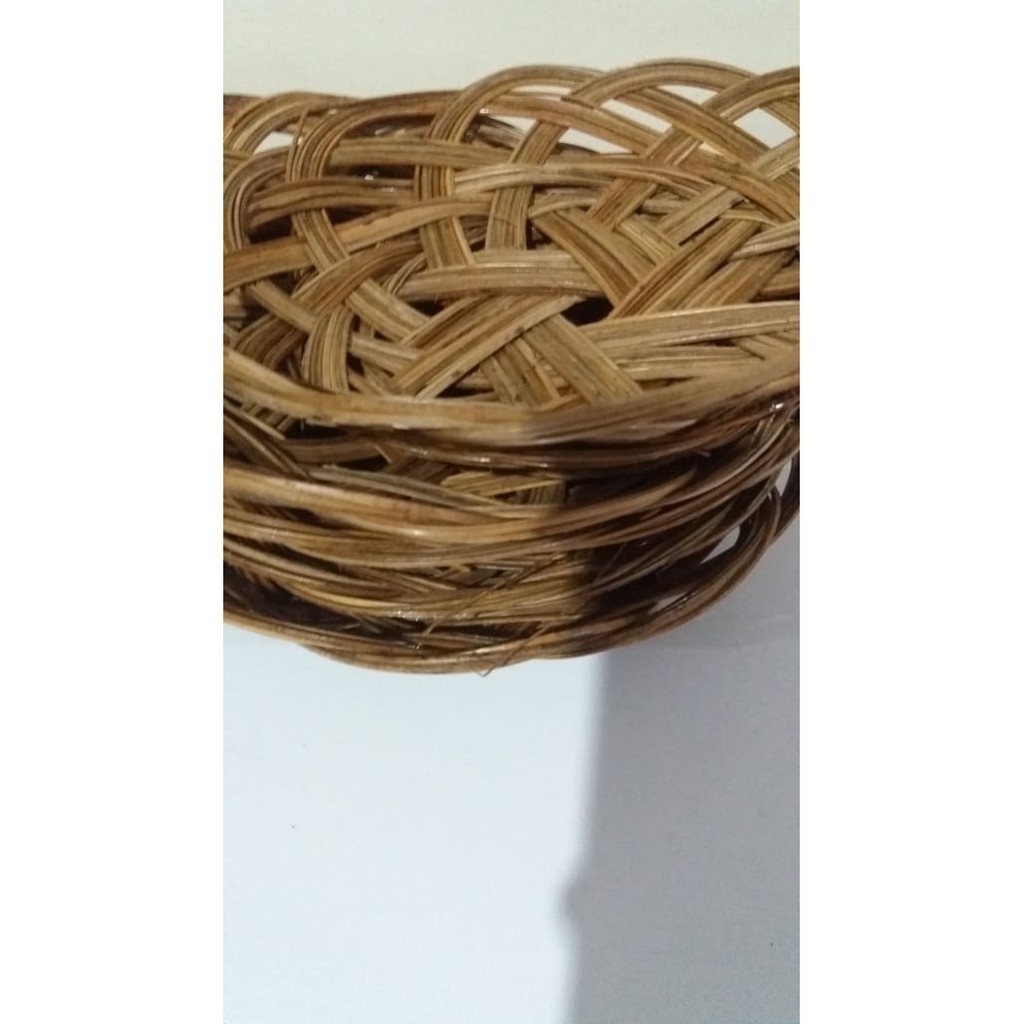 Jual Piring Lidi Anyaman Rotan Bambu Murah | Shopee Indonesia