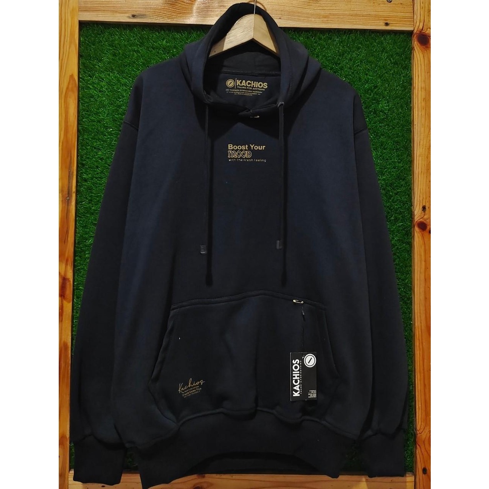 Jual Jaket Kupluk Sablonan Dada Simple Sweater Hoodies Kekinian 100% ...