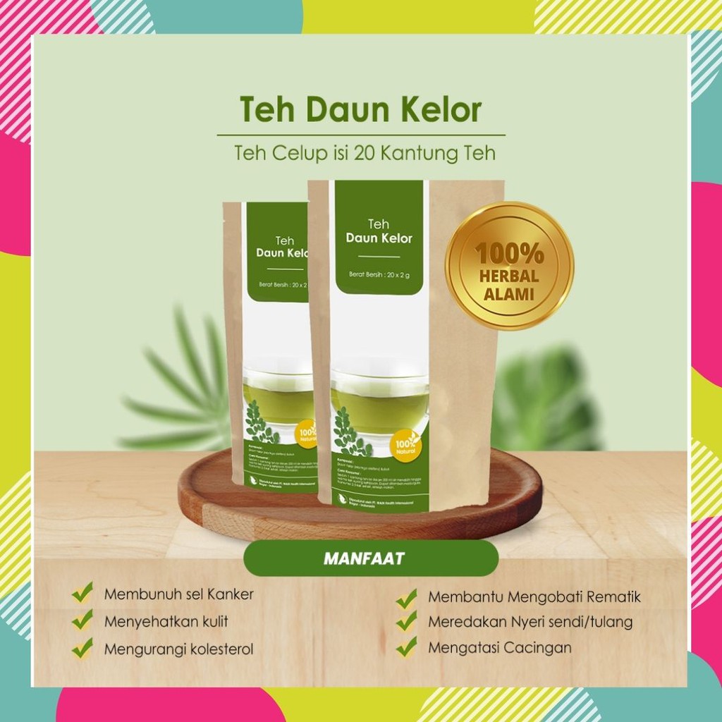 Jual TEH CELUP DAUN KELOR : 100% Obat Organik Anti-Kanker, Diabetes ...