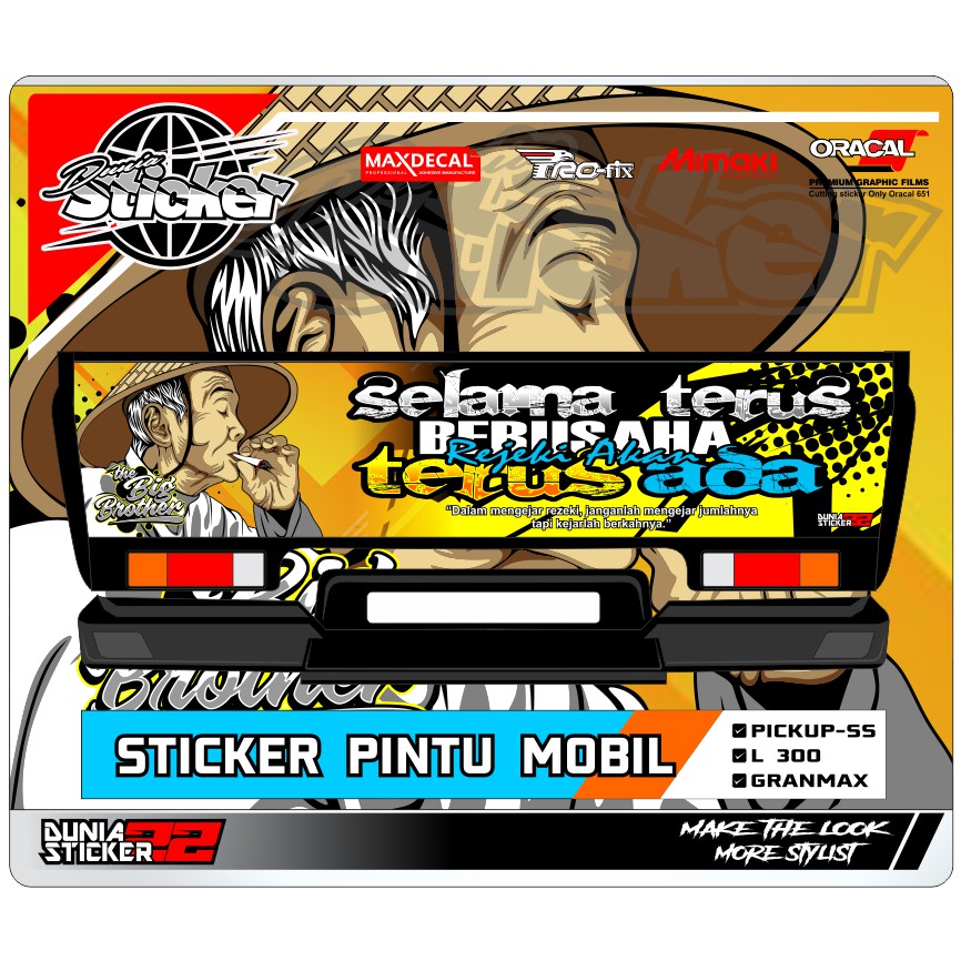 Jual Stiker Pintu Mobil PICK UP L300 / Carry SS / Futura / Grand Max ...