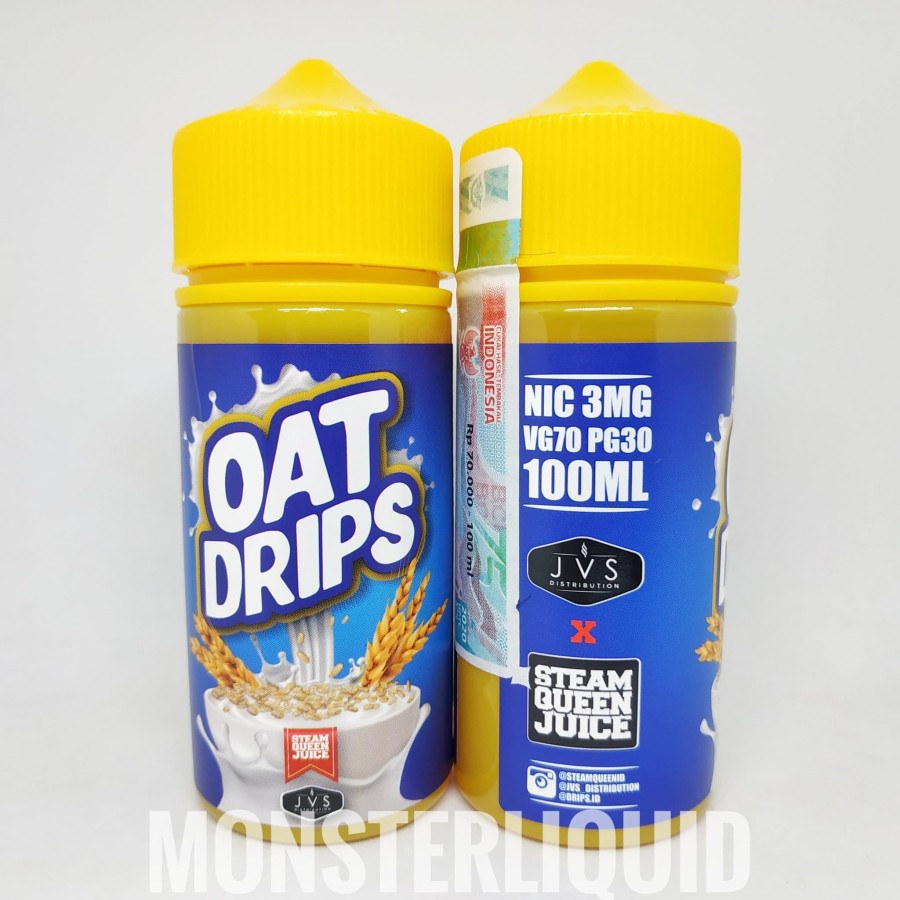 Jual OAT DRIPS BY STEAMQUEEN 3MG 100ML | Shopee Indonesia