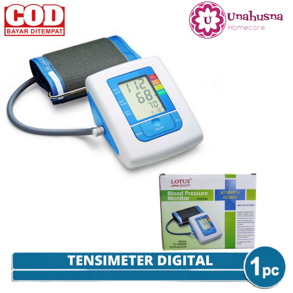 Jual Cod Alat Tensi Darah Digital Tensimeter Tensi Meter Lotus Medis ...