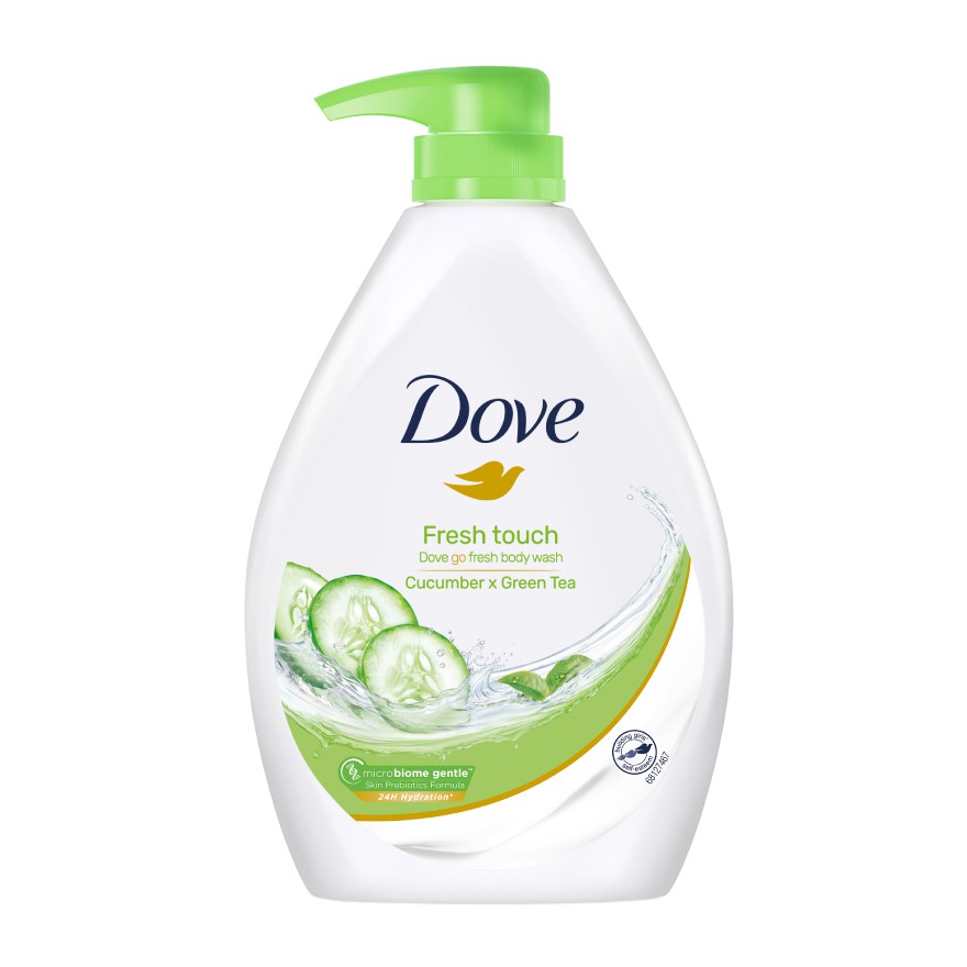 Jual Dove Go Fresh Touch Body Wash - CUCUMBER x GREEN TEA (1000mL ...