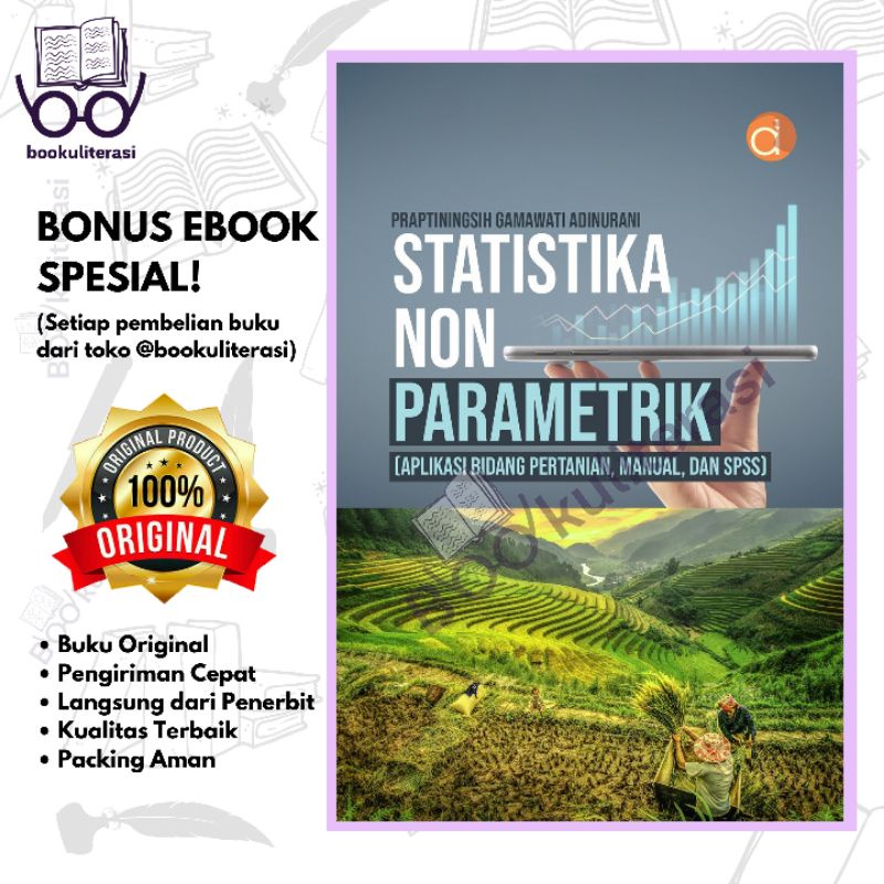 Jual Buku Statistika Non Parametrik (Aplikasi Bidang Pertanian, Manual, Dan SPSS) | Shopee Indonesia