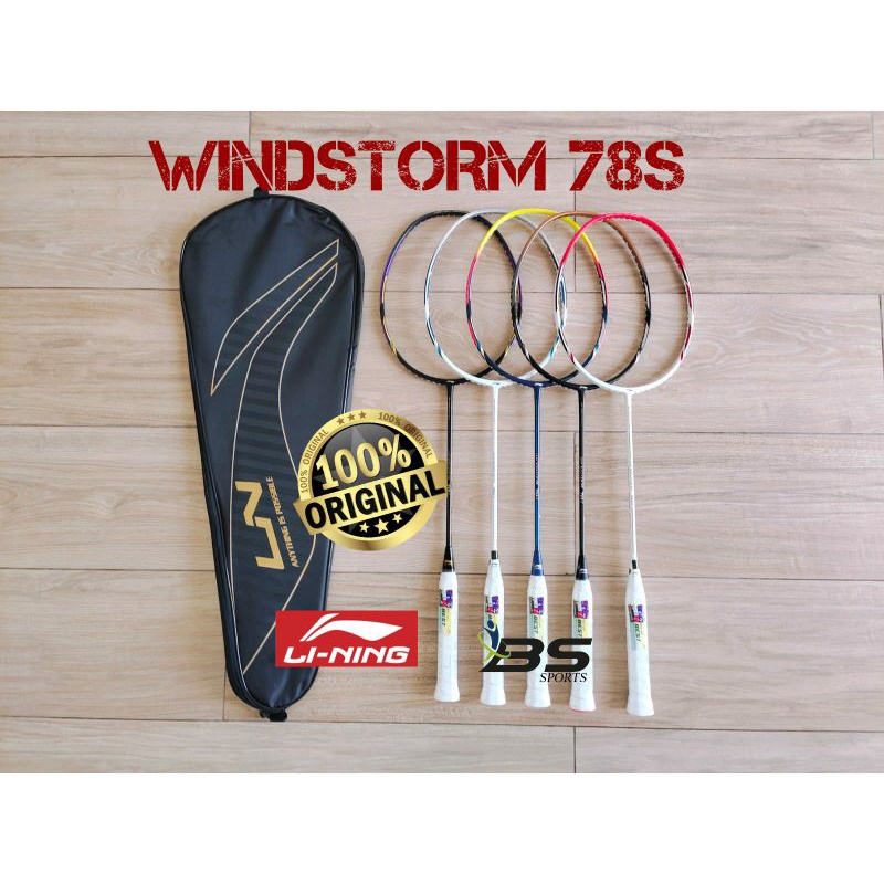 Jual RAKET BADMINTON RAKET LINING WINDSTORM 78+ 78+ 78 PLUS WINDSTORM ...