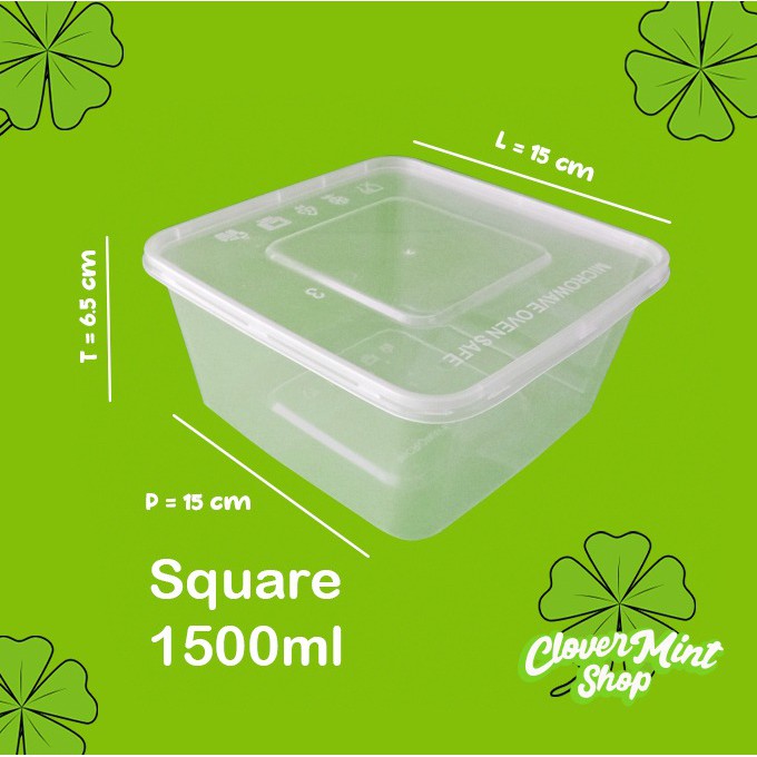 Jual KOTAK MAKAN PLASTIK 1500ML (25PCS)/TEMPAT MAKANAN/THINWALL/BOX ... Jual KOTAK MAKAN PLASTIK 1500ML (25PCS)/TEMPAT MAKANAN/THINWALL/BOX ...