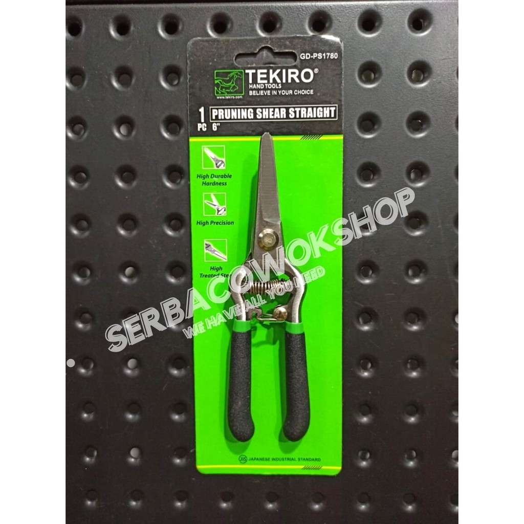 Jual Tekiro Gunting Serbaguna 6 Inch Gunting Dahan Lurus Taman ...