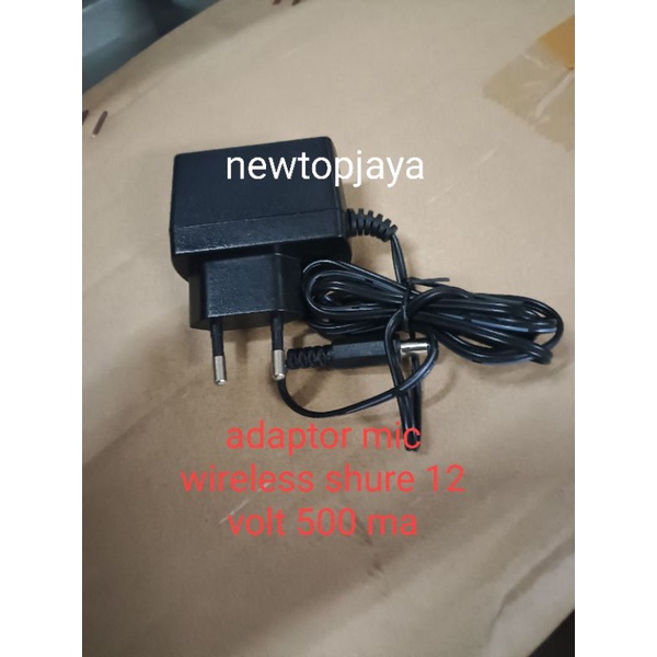 Jual adaptor mic wireless shure 12 volt 500ma | Shopee Indonesia