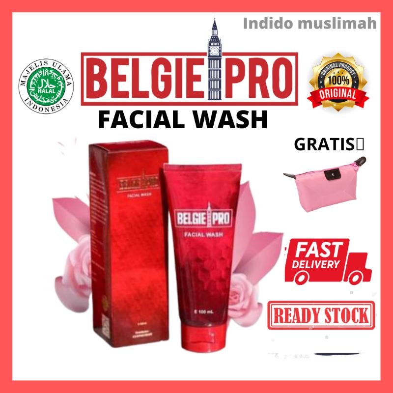 Jual BELGIE PRO Facial wash pembersih muka extrac propolis dan Kolagen ...