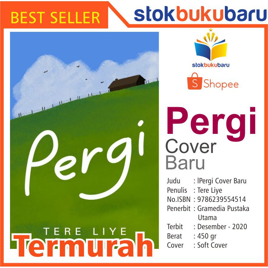 Jual Buku Pergi Cover Baru | Shopee Indonesia