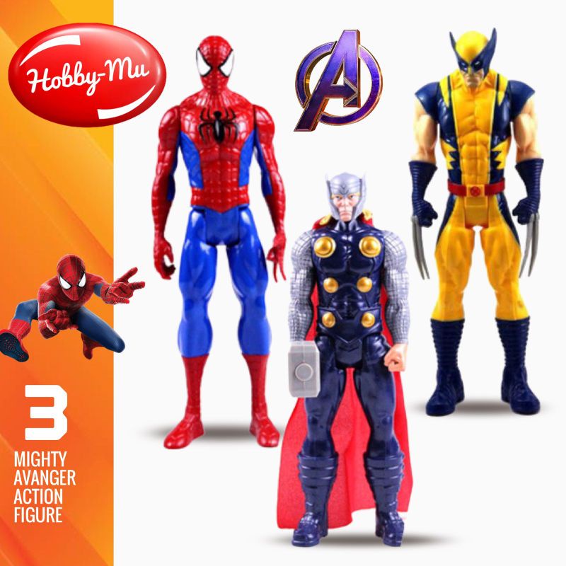 Jual Miniatur Action Figure Superhero Avenger 12 Inch | Shopee Indonesia