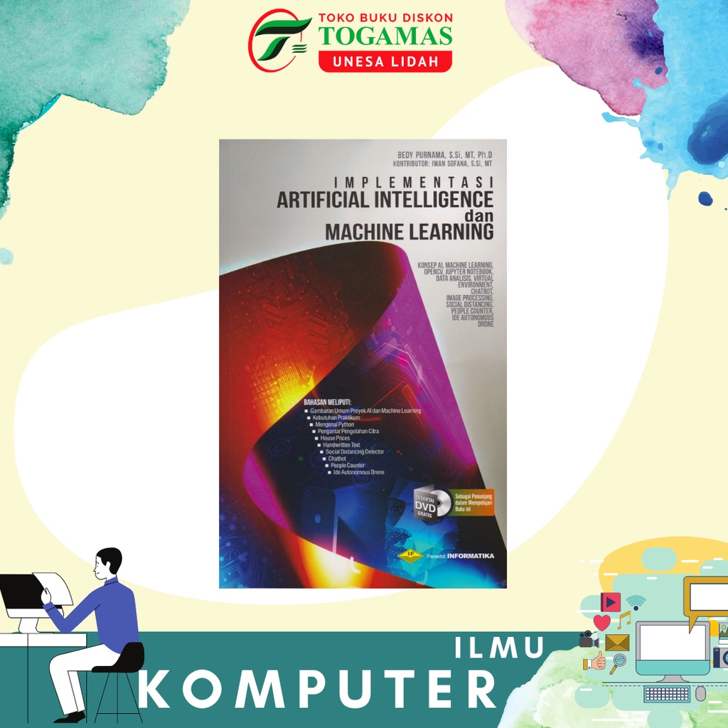 Jual IMPLEMENTASI ARTIFICAL INTELLEGENCE DAN MACHINE LEARNING + DVD KARYA BEDY PURNAMA | Shopee ...