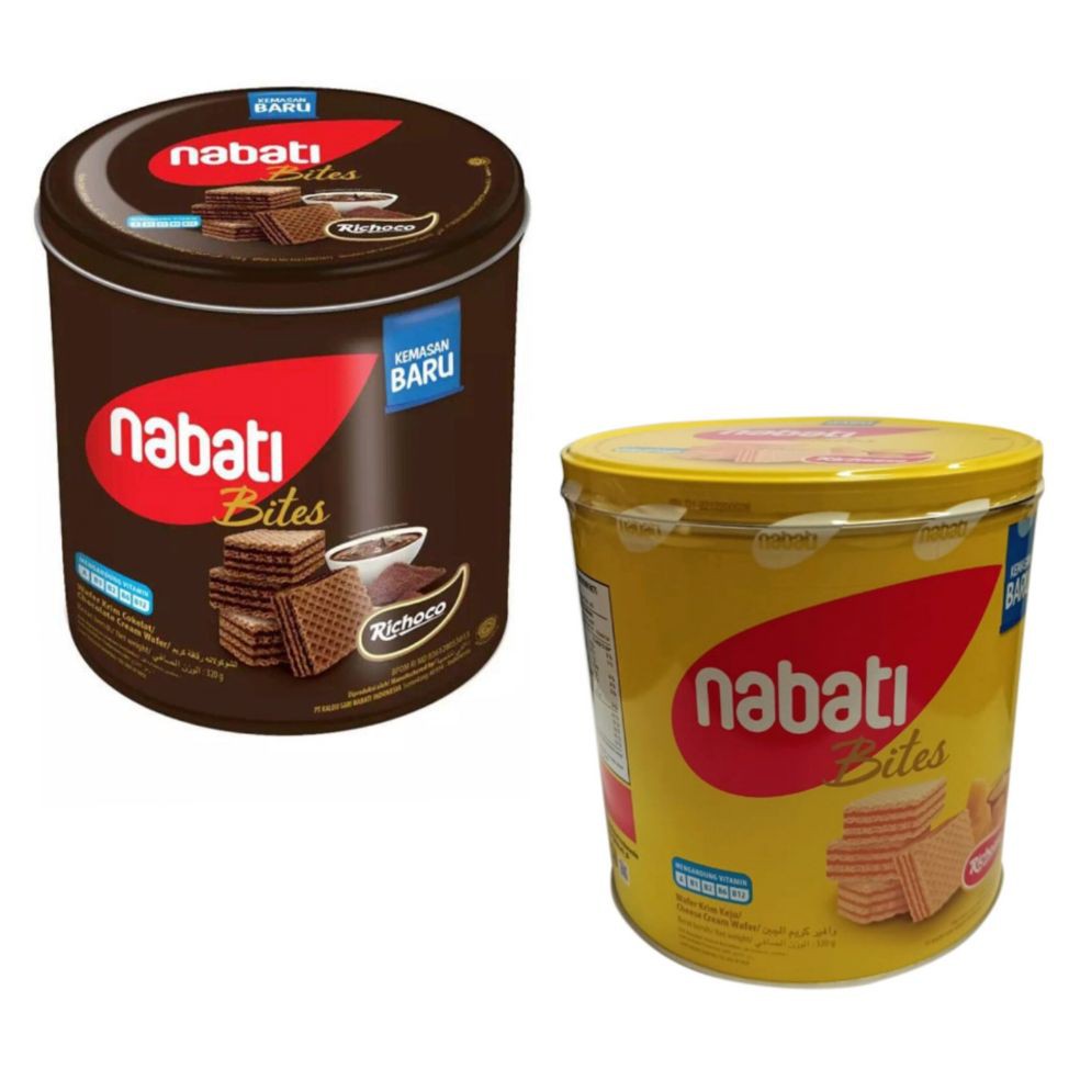Jual NABATI WAFER RICHEESE KALENG 287 GRAM / WAFER NABATI KEJU / COKLAT ...