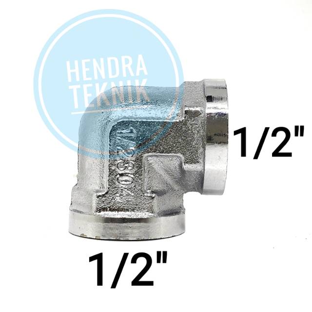 Jual KNEE STAINLESS 1/2" INCH ELBOW STAINLESS 0,5 INCI SIKU DRAT DALAM ...