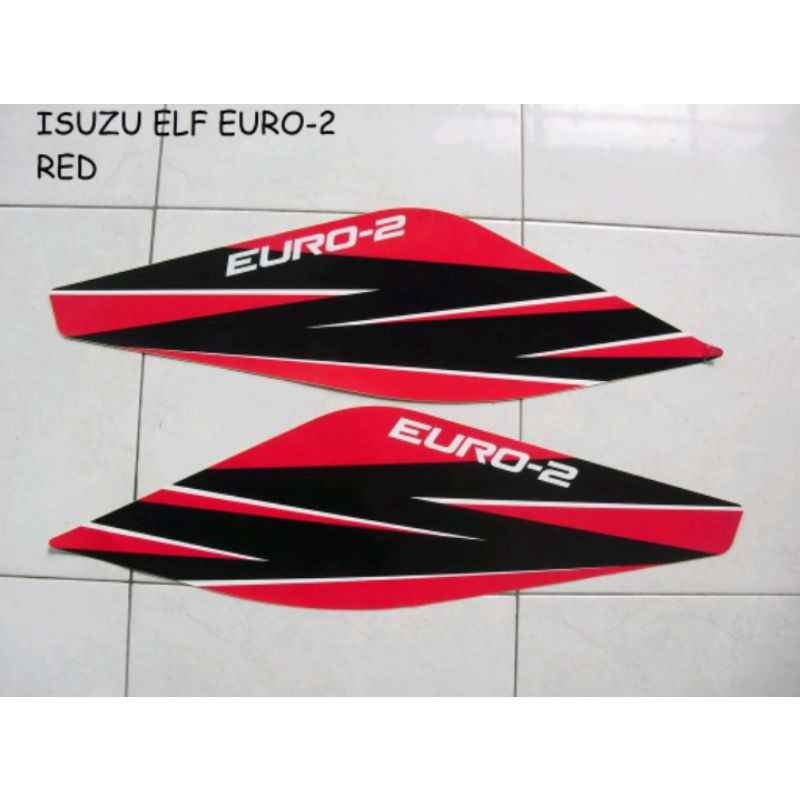 Jual Striping Mobil Isuzu Elf Euro 2 Merah Original | Shopee Indonesia