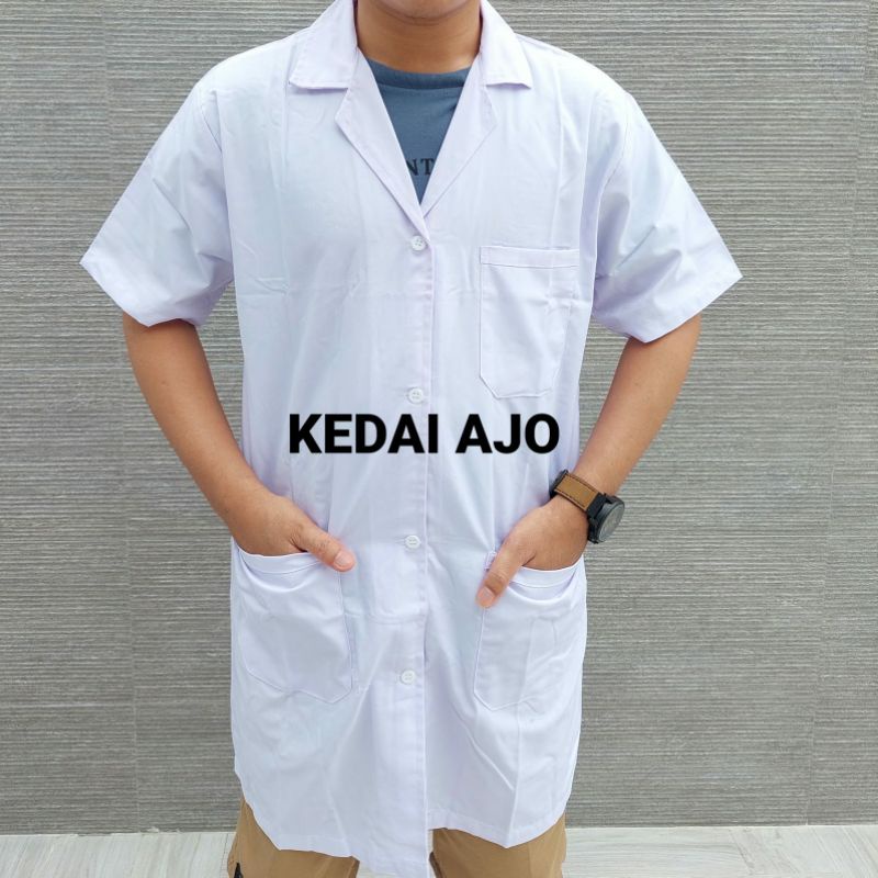 Jual JAS LAB LENGAN PENDEK UKURAN S-XXL | Shopee Indonesia