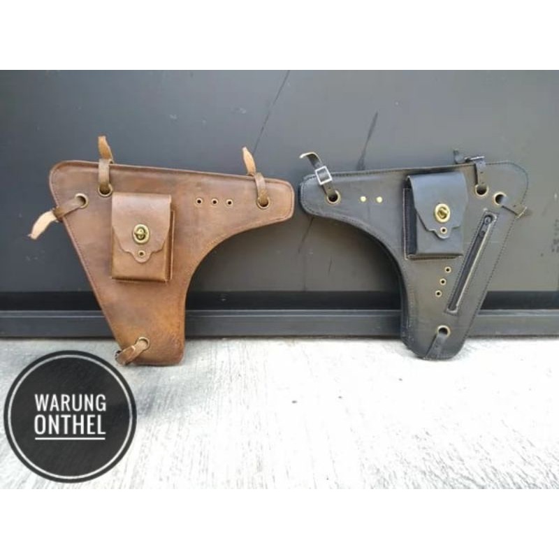 Jual TAS PISTOL SEPEDA ONTHEL - TAS SEPEDA ONTHEL - TAS KULIT SEPEDA ...