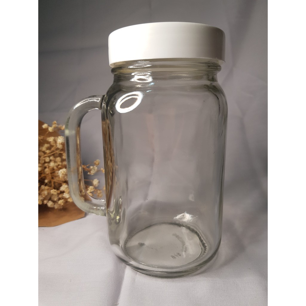Jual Gelas Jar/ Gelas Jar Besar/ Gelas Jar polos plus tutup/ Gelas Kaca ...