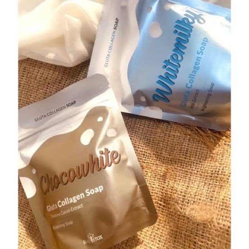 Jual Gluta Collagen Beautetox Chocowhite Whitemilky Sabun Gluta ...