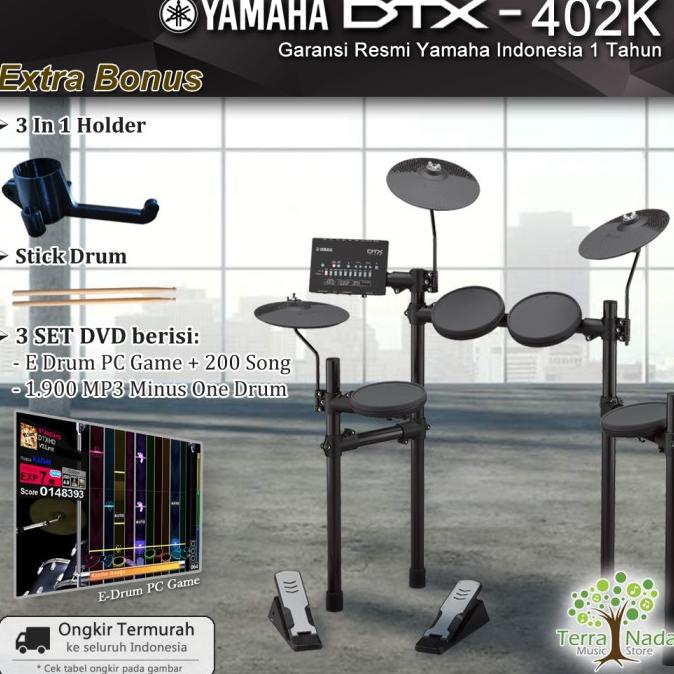 Jual Drum Elektrik Yamaha Dtx402 / Dtx402K / Dtx 402 / 402K (Penerus ...
